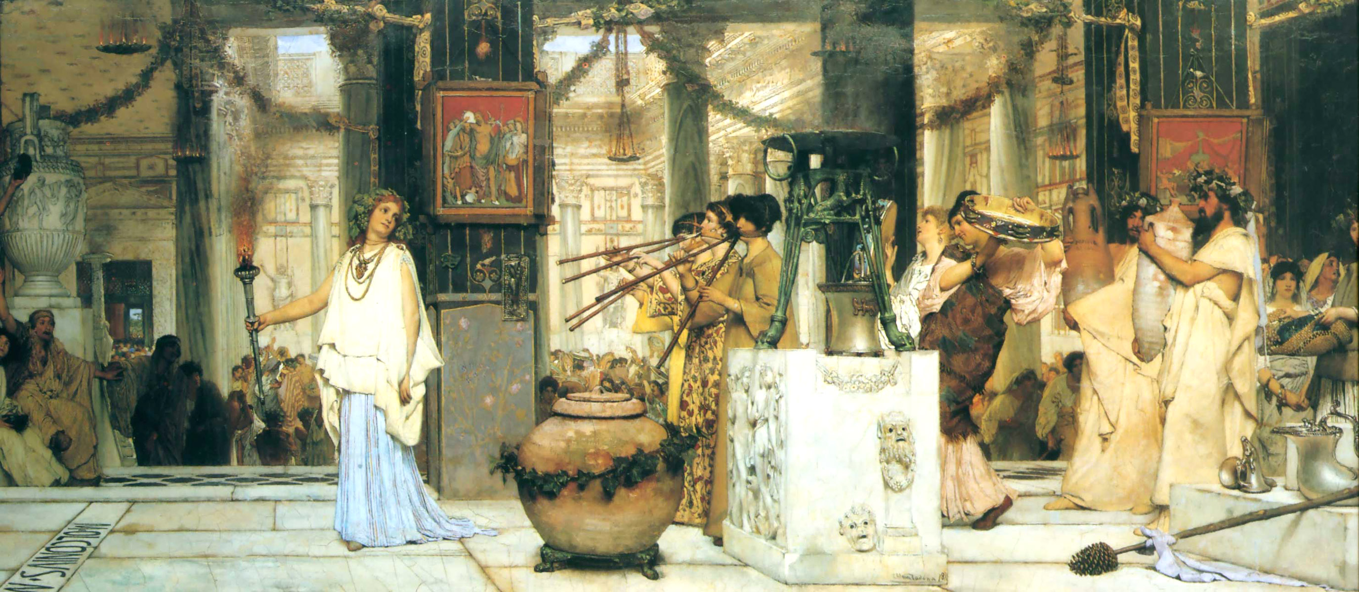 Vues de Rome de Lawrence Alma-Tadema
