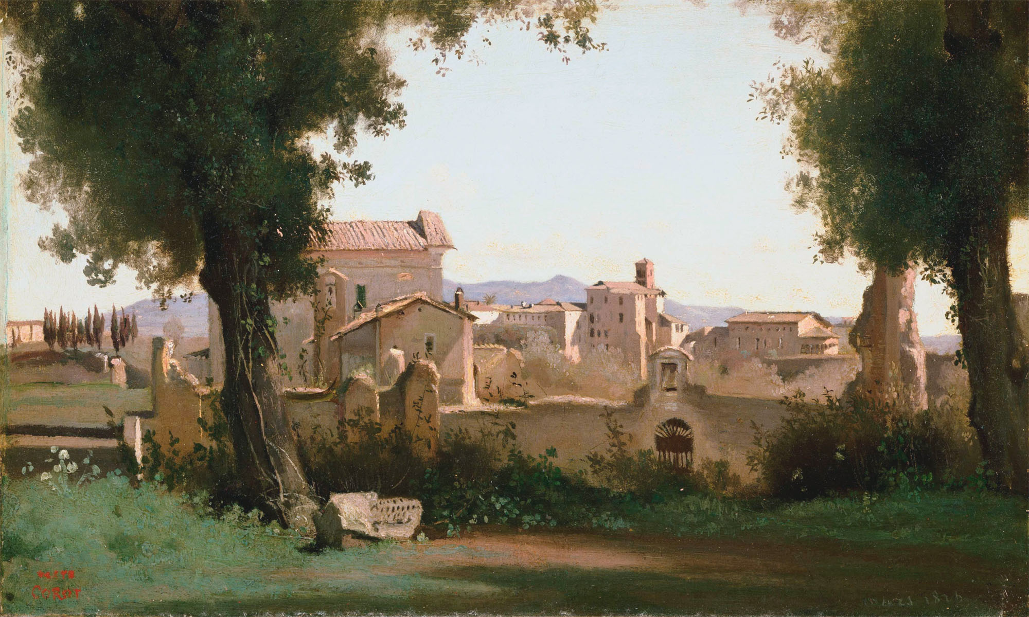 Vues de Rome de Jean-Baptiste Camille Corot