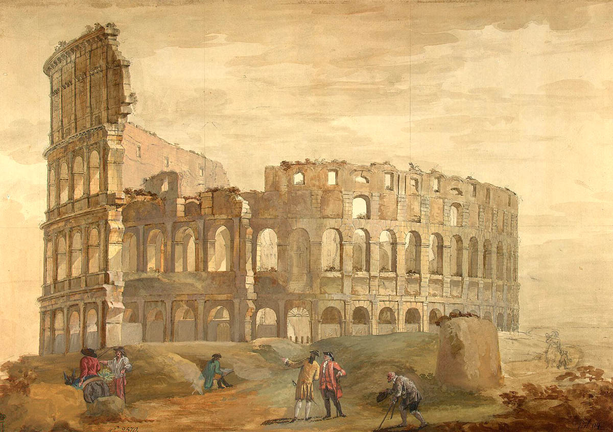 Vues d'artistes : Colisée à Rome