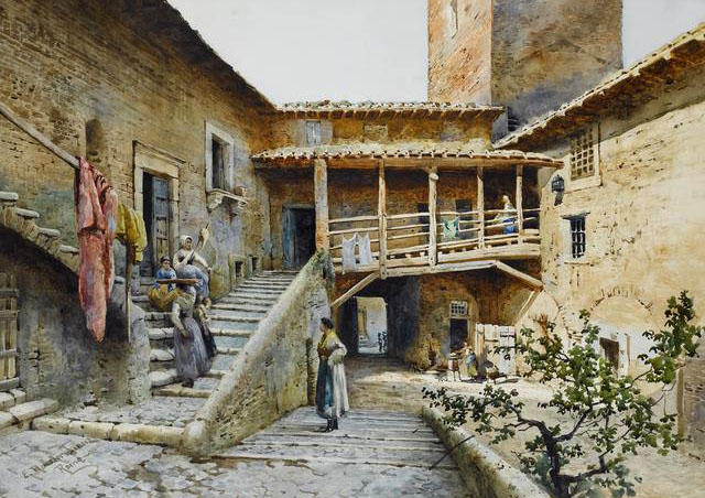 Vues de Rome de Ettore Roesler Franz