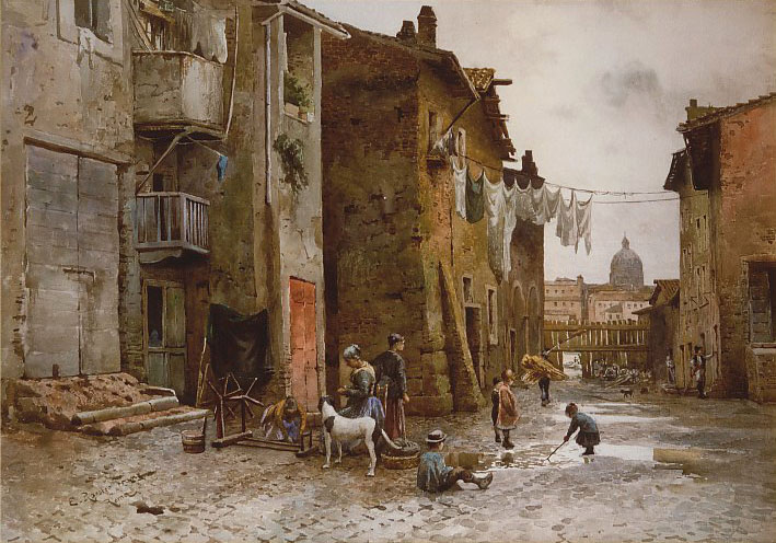 Vues de Rome de Ettore Roesler Franz