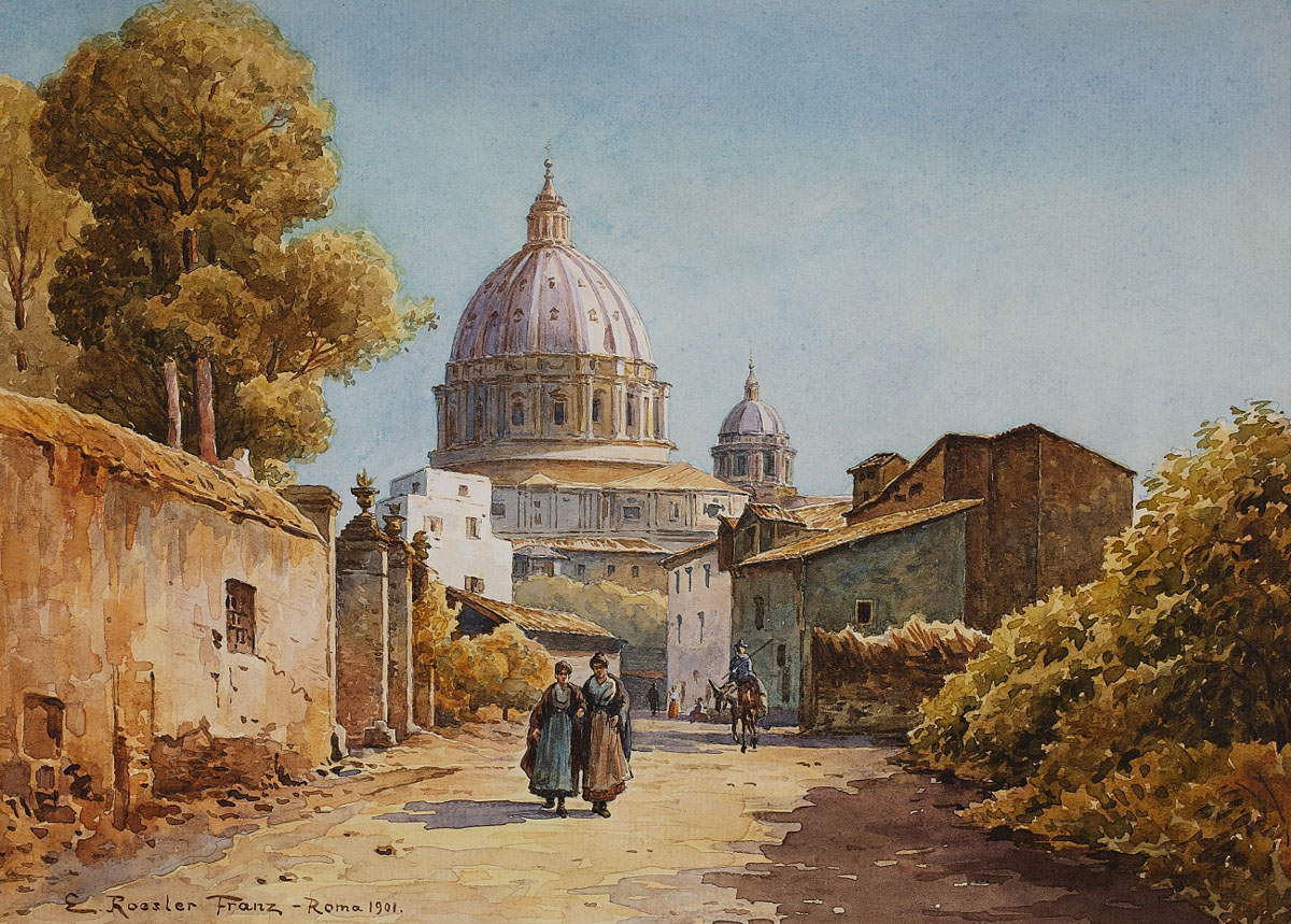 Vues de Rome de Ettore Roesler Franz