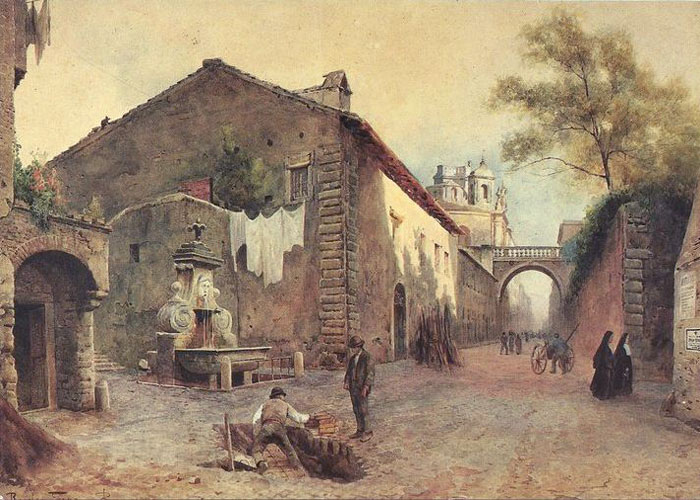 Le long de la Via Giulia – Rome-Roma