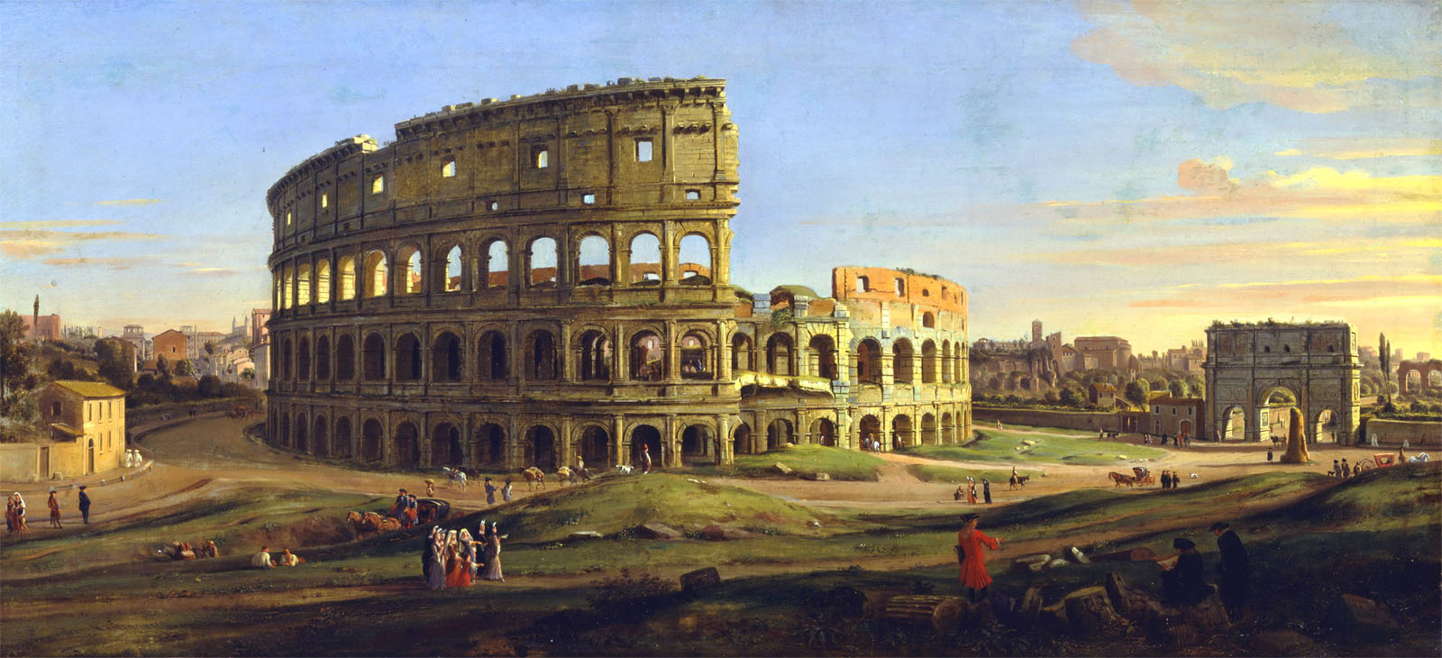 Vues d'artistes : Colisée à Rome