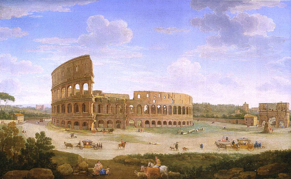 Vues d'artistes : Colisée à Rome