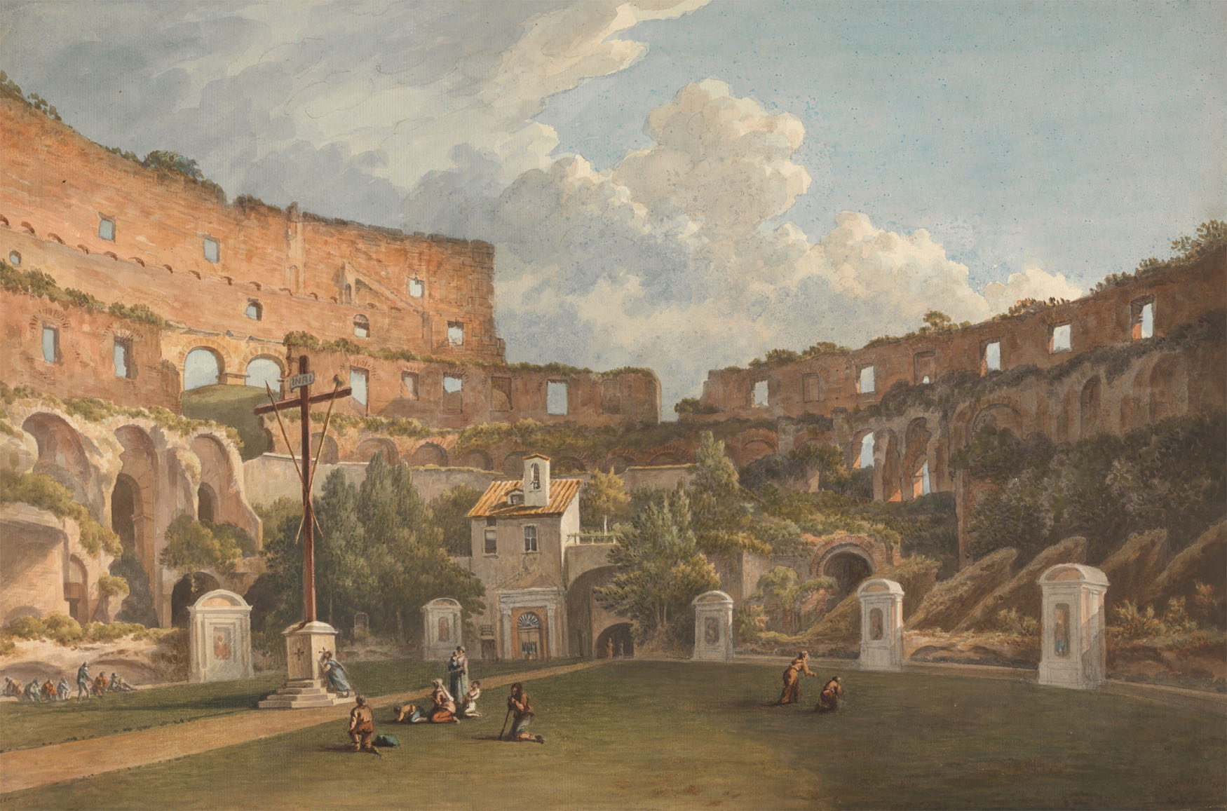 Vues d'artistes : Colisée à Rome