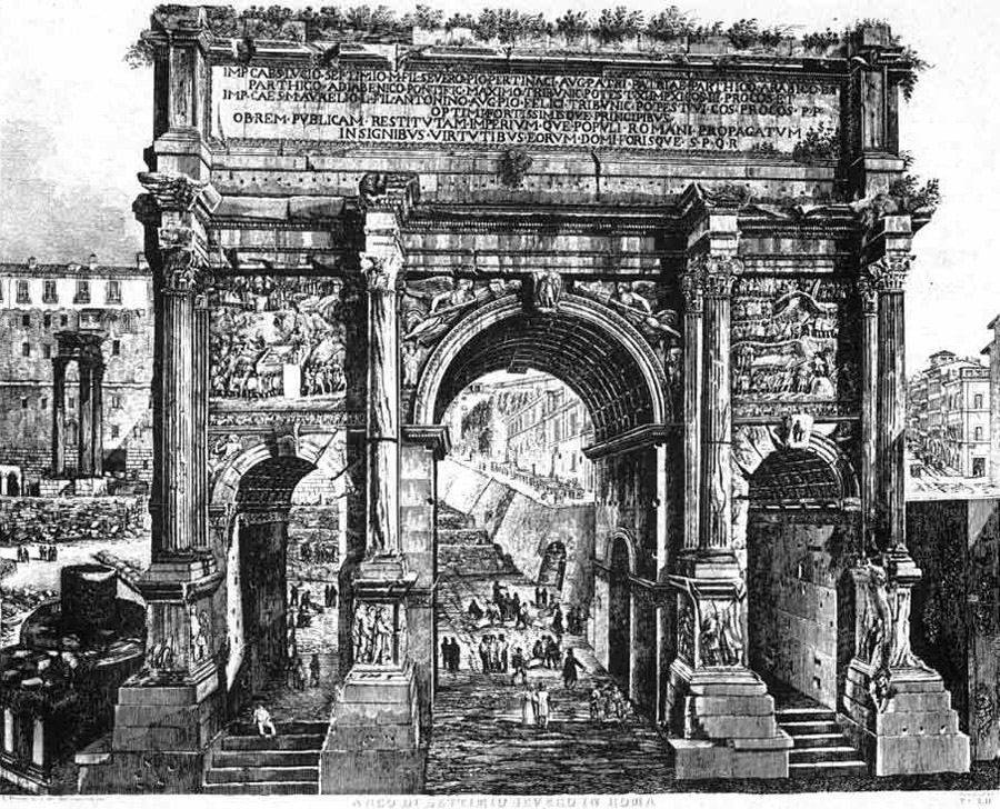Arc de Septime Sévère – Rome-Roma