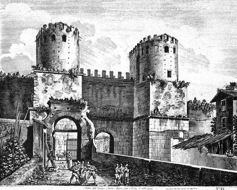 Arco di Druso e Porta San Sebastiano – Rome-Roma