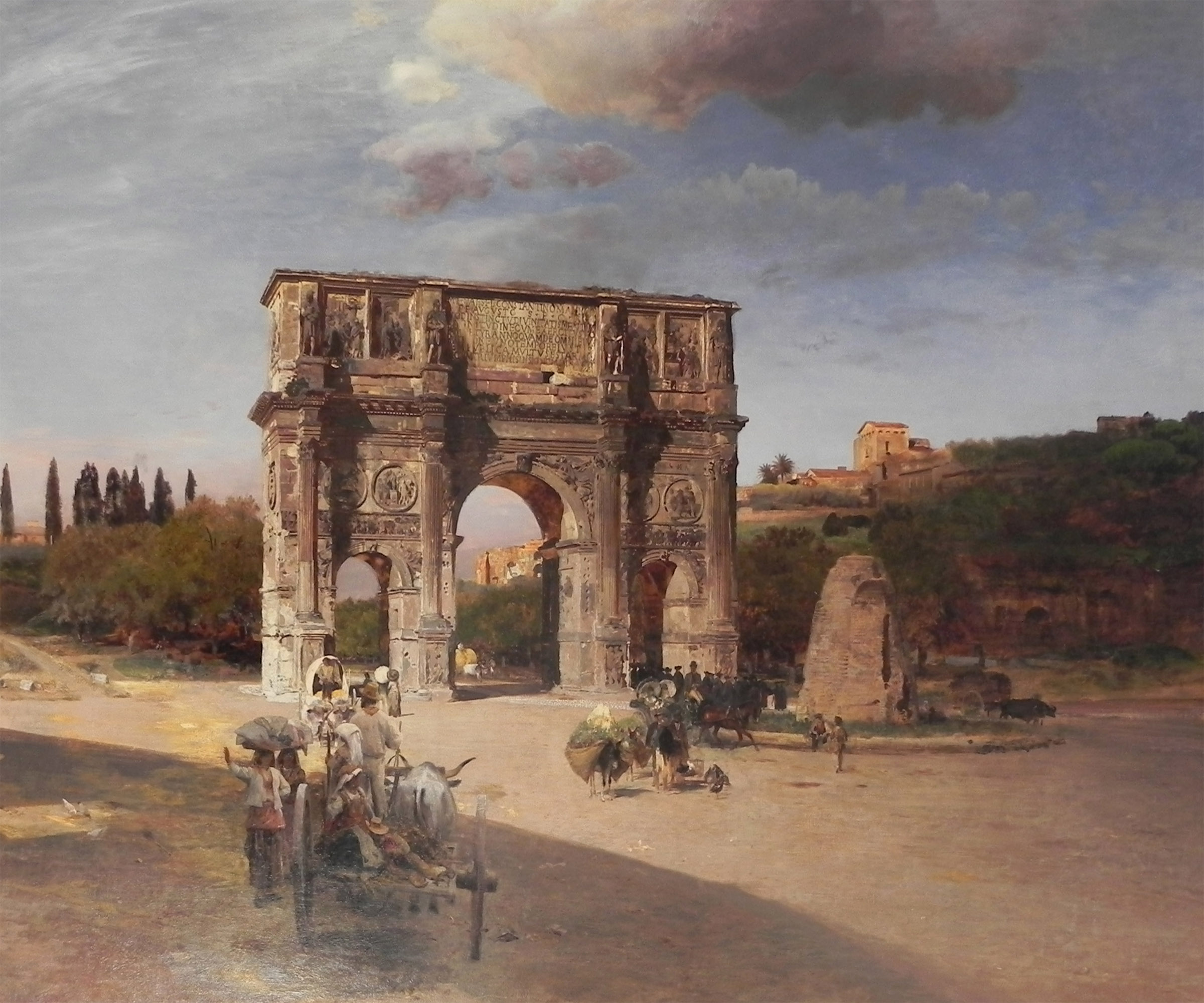 Vues de Rome de Oswald Achenbach