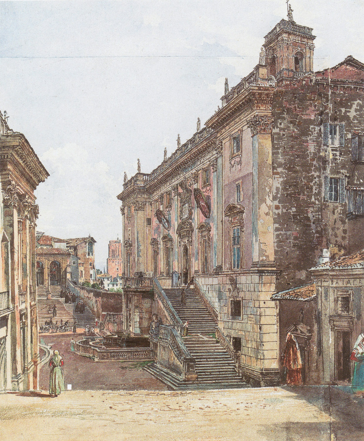 Vues d'artistes : Monuments et sites de Rome post-antiquité de Rudolf ...