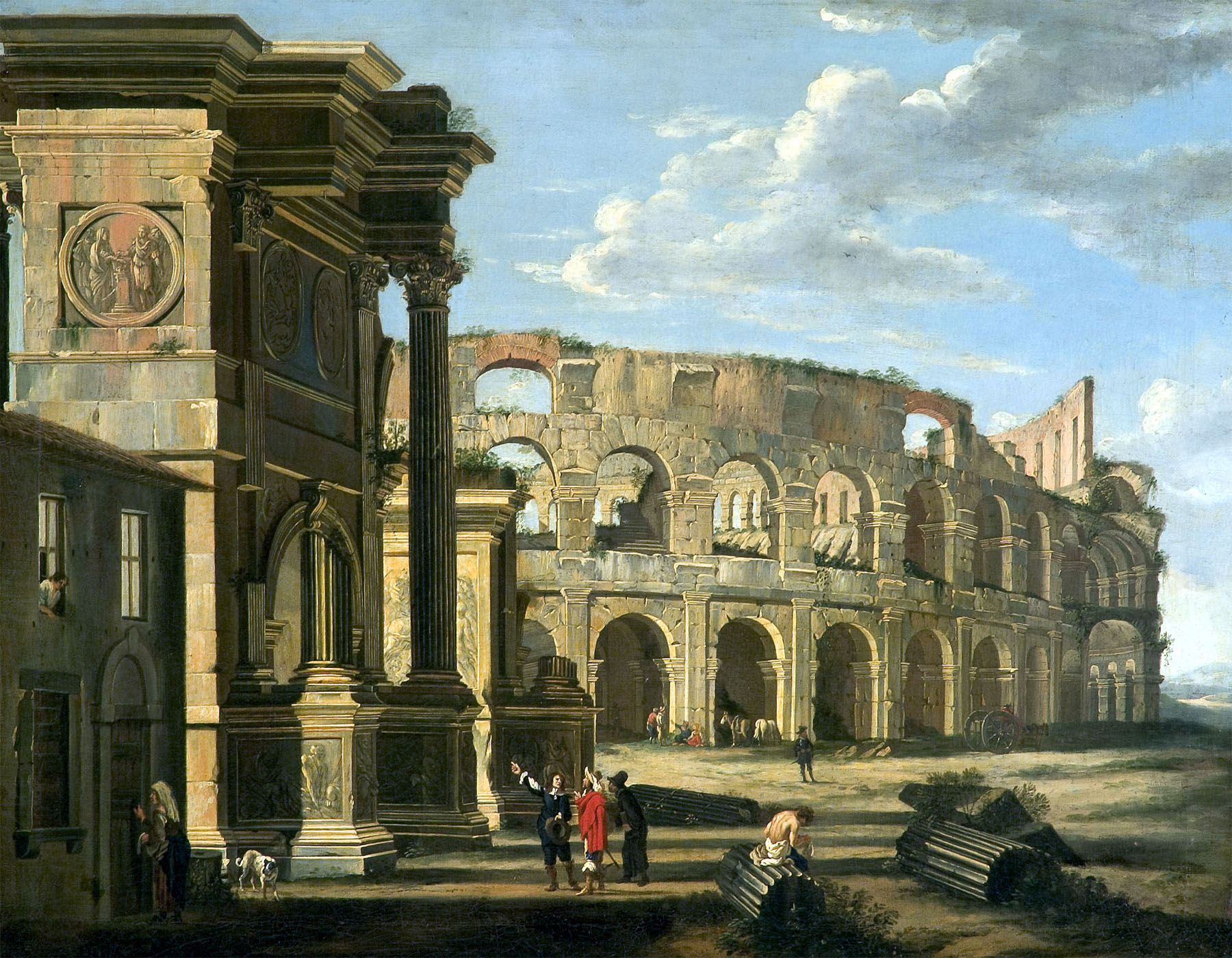 Vues d'artistes : Colisée à Rome