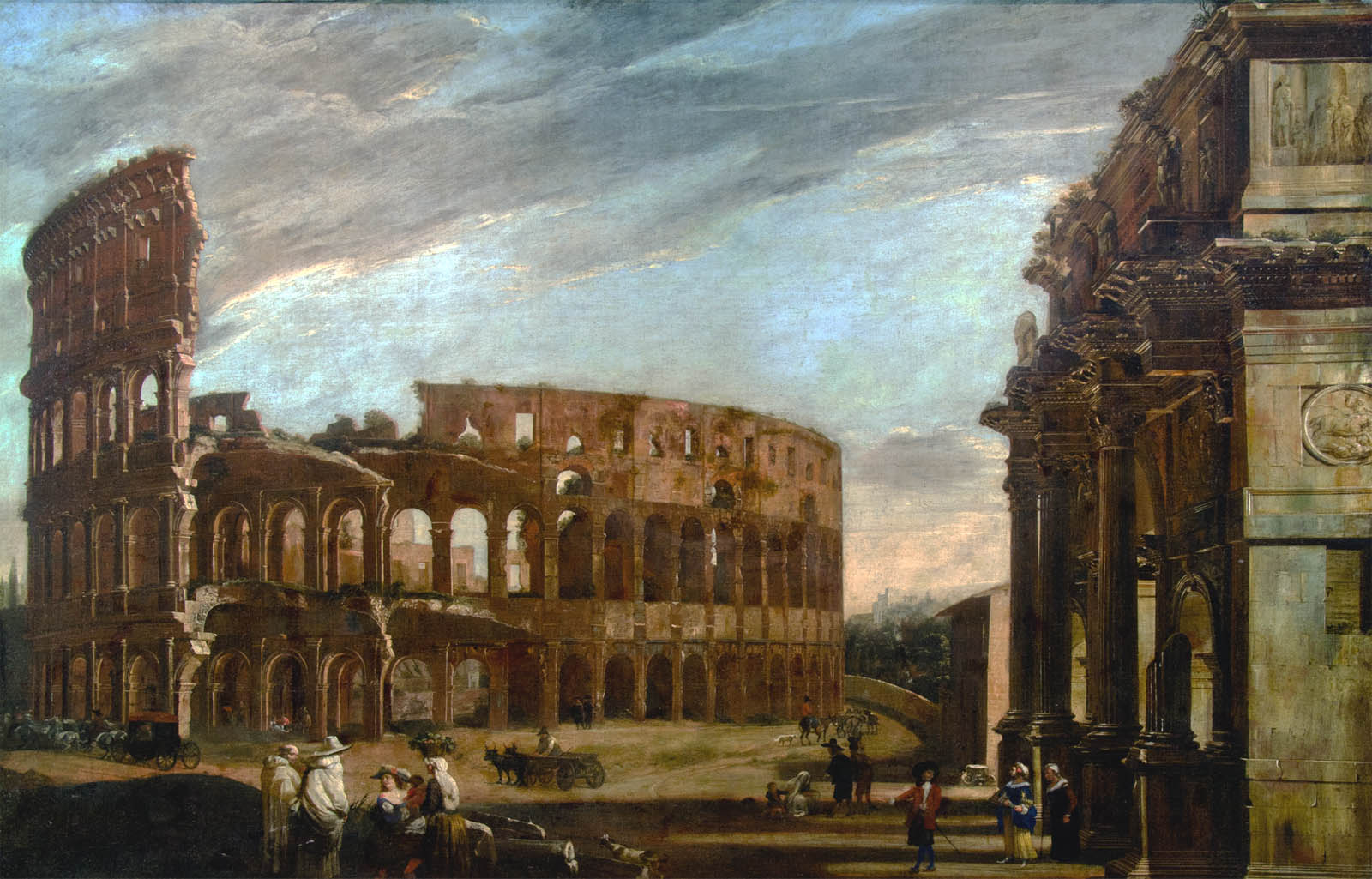 Vues d'artistes : Colisée à Rome